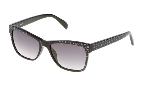 Sunglasses Polarized Fashion Sun Glasses Tous Shiny Black W Pattern