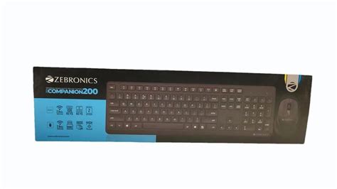 Zebronics Zeb Companion 200 Wireless Keyboard Mouse Combo At ₹ 850 Piece In Barnala Id