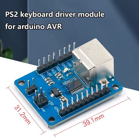 PS2 Keyboard Driver Module Serial Port Transmission Module For Arduino