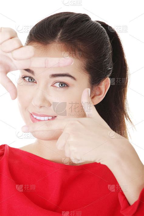 女人 垂直画幅 办公室 美 留白 拍摄场景 露齿笑 美人 白色背景