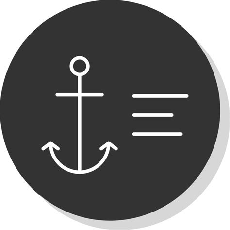 Anchor Glyph Due Circle Icon Design 43922098 Vector Art At Vecteezy