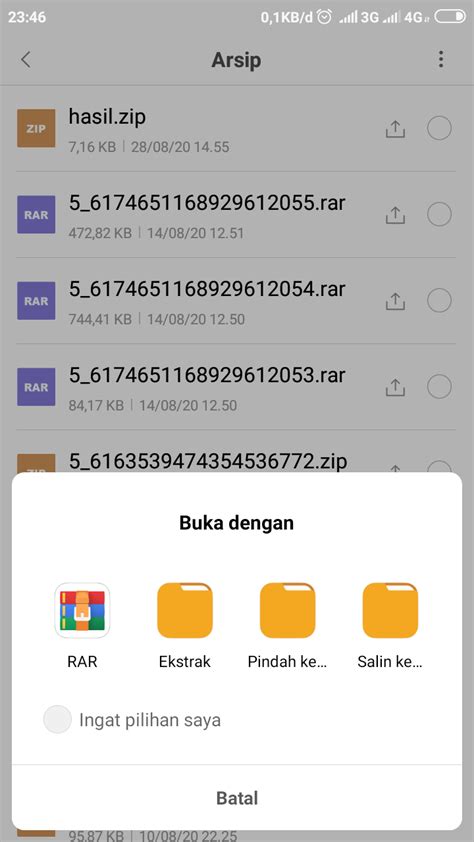 Cara Unzip File Di Hp Android