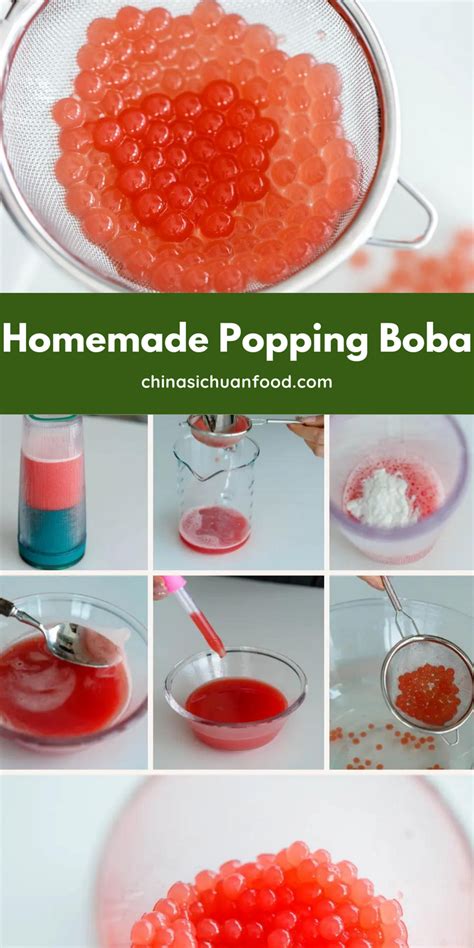 Homemade Popping Boba Boba Tea Recipe Bubble Tea Recipe Boba Balls
