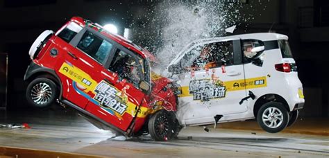Watch A Wuling Hong Guang Mini Ev Get Crash Tested Video