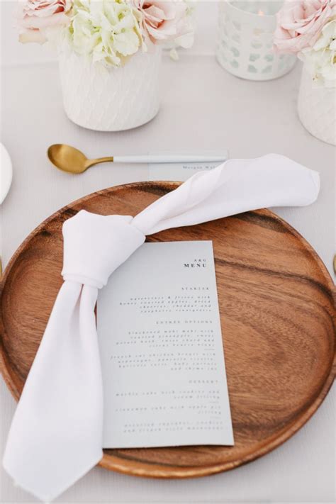Table Setting Reflection Paper Table Decoration