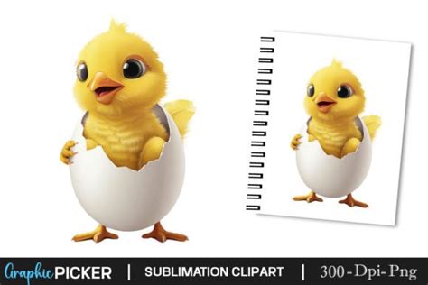 Funny Cute Chicken Clipart Design Graphic By Graphicpicker · Creative