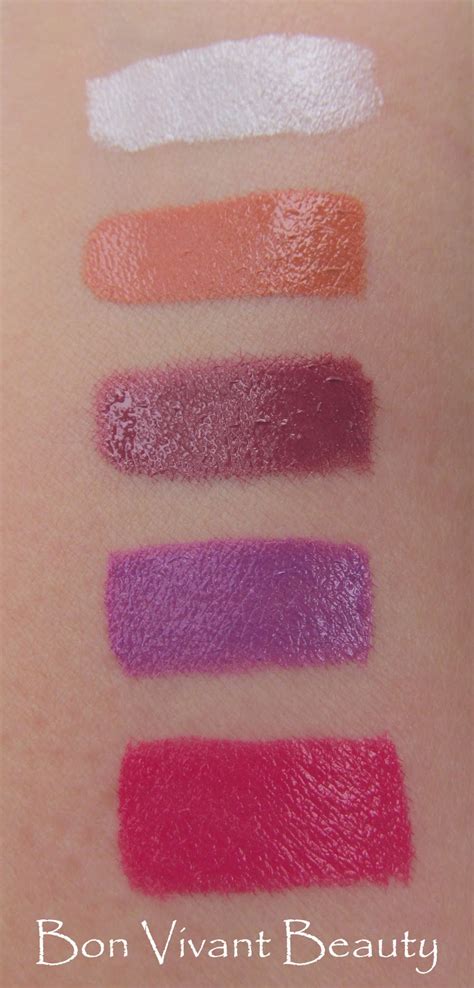 Bon Vivant Beauty Occ Lip Tars Pros Picks V20 Swatches