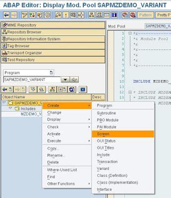 Creation Of Selection Screen Variant In Module Pool Programming Artofit