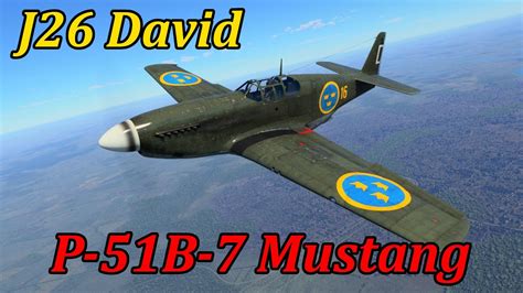 Darmowy Szwedzki Mustang J26 David War Thunder Youtube