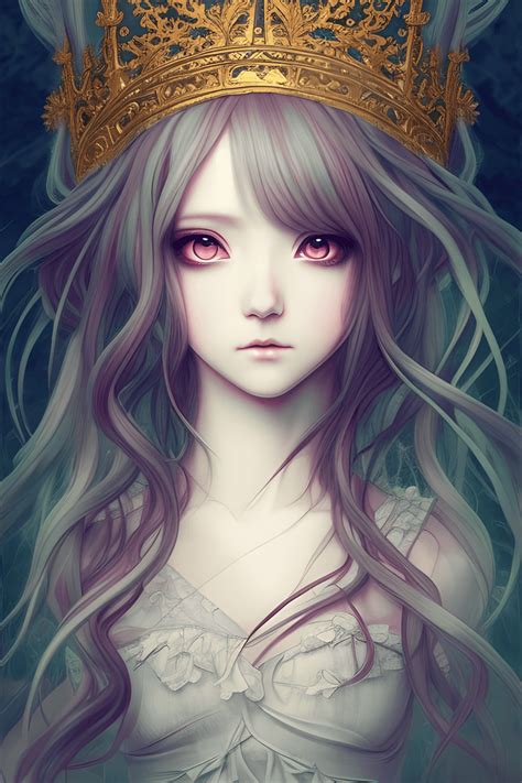 Beautiful Ethereal Anime Girl · Creative Fabrica
