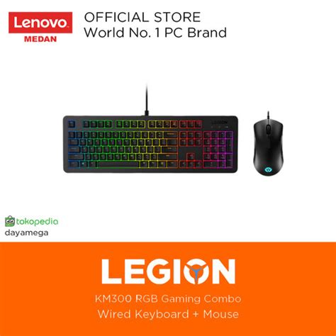 Jual Lenovo Legion Km Rgb Gaming Combo Wired Keyboard Mouse Kota Medan Dayamega Pratama