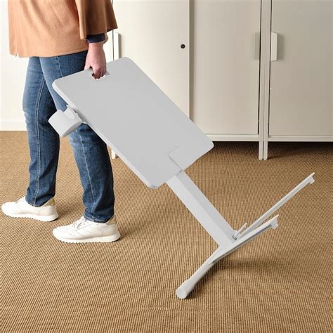 Mittzon Mesa Para Laptopruedas Blanco 66x50 Cm Ikea Mexico