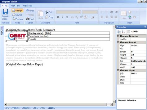 Mail Disclaimers Screenshots Exclaimer