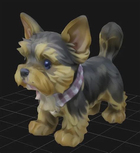 Miniature Yorkshire Terrier By Jattie Download Free Stl Model
