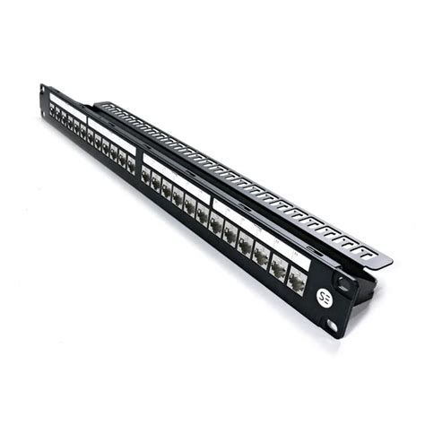 24 Port Shielded Loaded Cat6a Patch Panel Source 22
