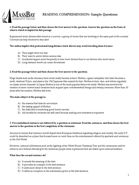 Reading Comprehension Pdf Ozone Atmosphere Of Earth