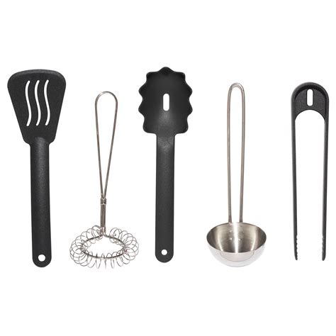 Duktig 5 Piece Toy Kitchen Utensil Set Multicolour Ikea Cocina De