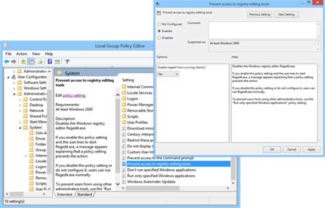 Aktivieren Oder Verhindern Des Zugriffs Auf Den Registrierungseditor