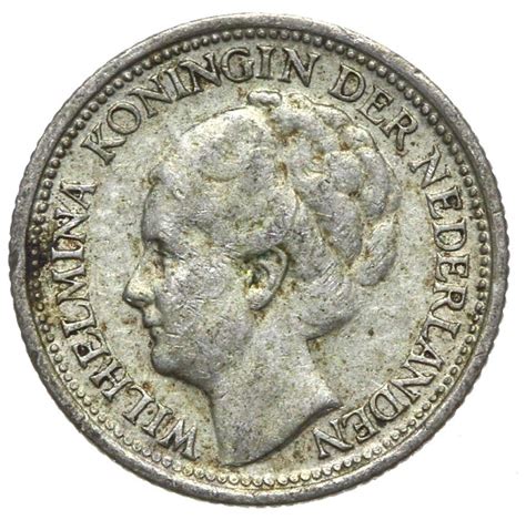 Holandia moneta Centów SREBRO oficjalne archiwum Allegro