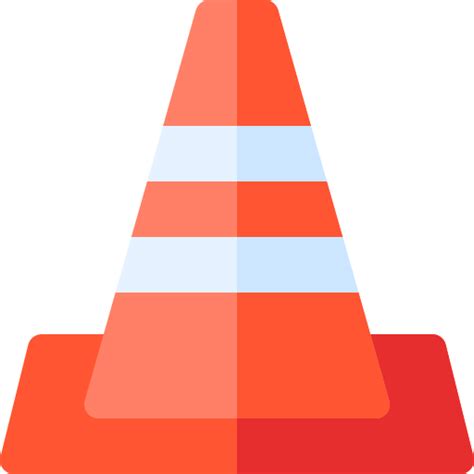 Cone Basic Rounded Flat Icon