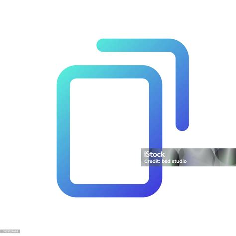 픽셀 완벽한 그라디언트 선형 Ui 아이콘 복사 개념에 대한 스톡 벡터 아트 및 기타 이미지 개념 그라데이션 그래픽 사용자 인터페이스 Istock