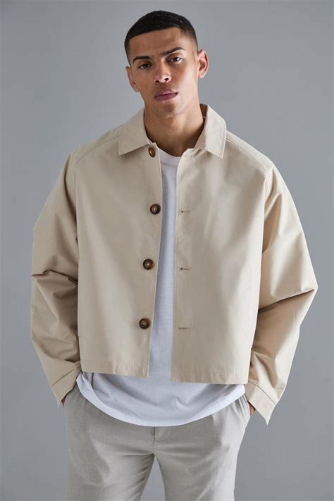 Boxy Oversized Trench Coat Boohoo Uk