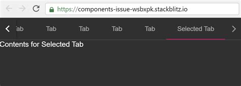 Matpaginatedtabheader Doesn T Scroll Last Tab Fully Into View Issue Angular