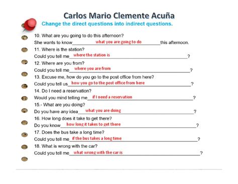 Direct Vs Indirect Questions Pdf