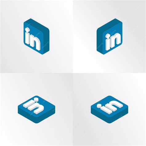 Premium Vector Linkedin 3d Icon