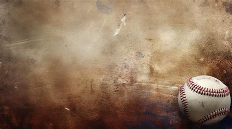 Premium Photo Vintage Baseball Background