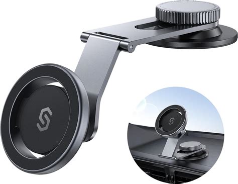 SYNCWIRE MagSafe Support de téléphone magnétique Rotatif Flexible pour Tableau de Bord de