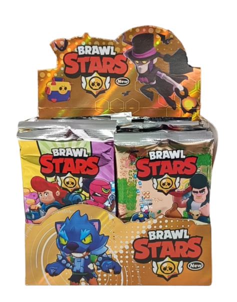 Karty Brawl Stars Box 36 Booster Razem 288 Sztuk Nowość Legendarne