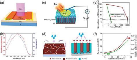 Nir Photodetectors Based On Fasni3 A Schematic View Of The Fasni3
