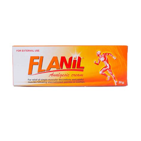 Flanil Analgesic Cream 30g 60g Lazada