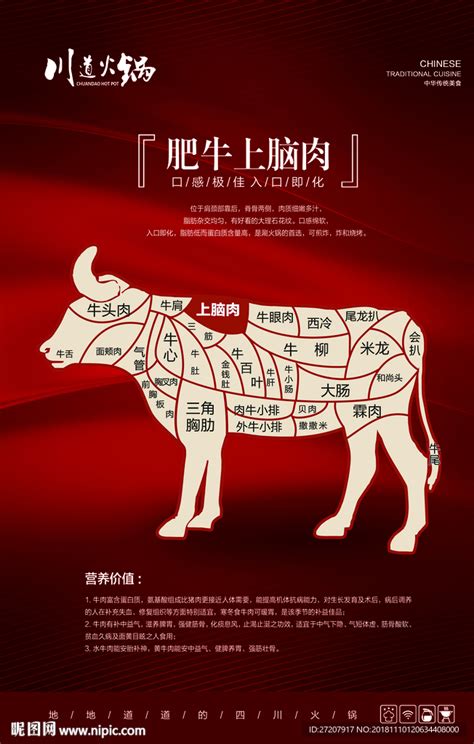牛肉分割图设计图 海报设计 广告设计 设计图库 昵图网