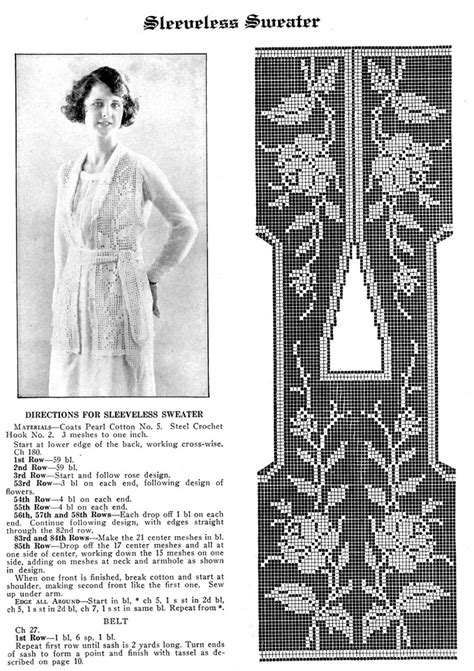 Vintage Filet Crochet Patterns