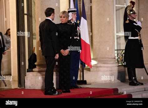 Paris France Tuesday 27 February 2024 Emmanuel Macron French