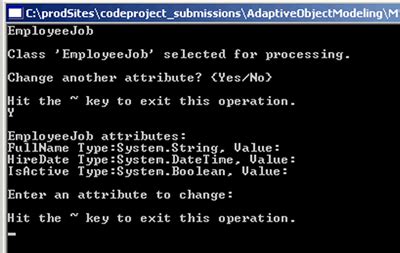 Adaptive Object Modeling Final Discussions And MVC CodeProject