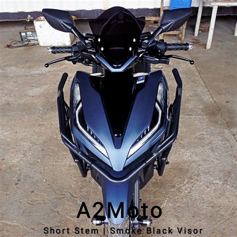 Honda Click Genio R Side Mirror With Bracket And Visor Shopee Philippines