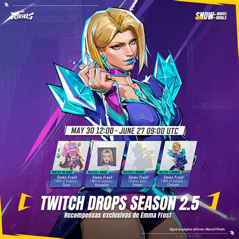 Snow Twitch Drops 2 5 ¡sintoniza Los Streams De Marvel Rivals Y Obtén Recompensas Gratis