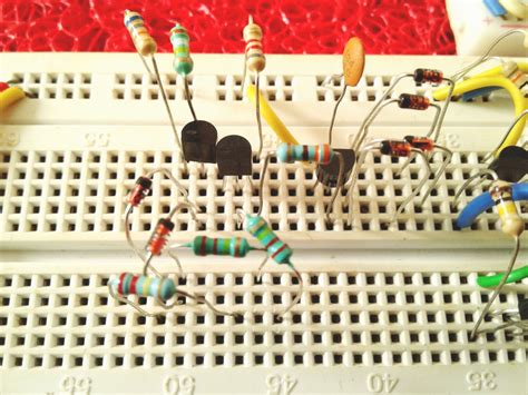 bcd counter using discrete transistors 16 steps instructables