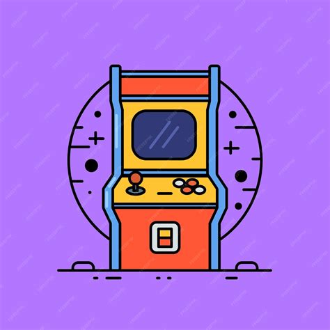 Premium Vector Arcade Machine