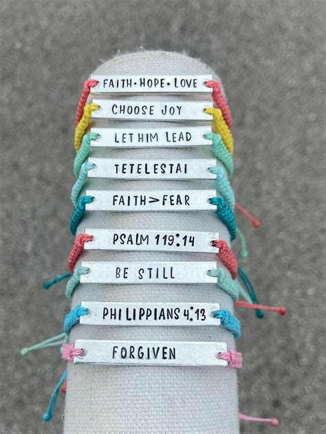 Christian Bracelets Christian Quotes And Verses