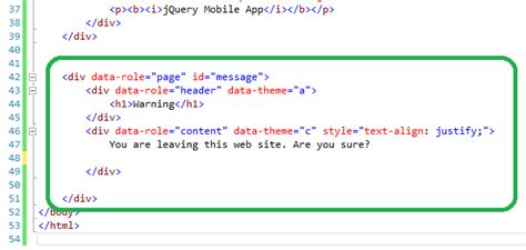 The Aspnet Mvc Club How To Create A Jquerymobile Popup Dialog In 10 Minutes