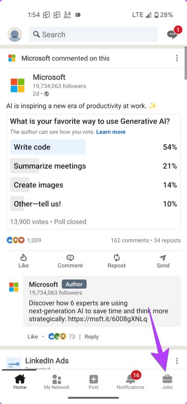 วิธีปิดการแจ้งเตือนงาน Linkedin บนมือถือและพีซี