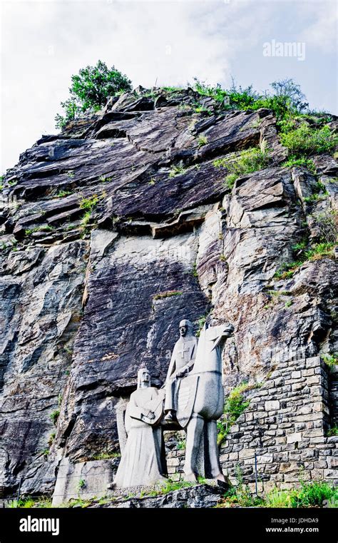 Denkmal von Richard Lionheart in der Nähe von Dürnstein Wachau