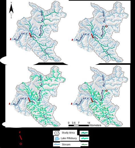 Intrinsic Potential Distribution Of Chinook Salmon Upper Two Maps And