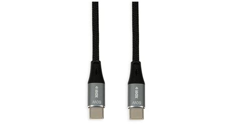 Ibox Ikutc1b Usb C Apa Usb C Apa 20 Adat és Töltőkábel Fekete 1m