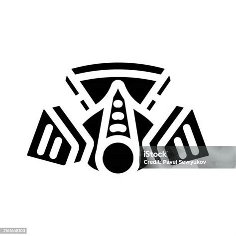 인공 호흡기 Ppe 보호 장비 글리프 아이콘 벡터 일러스트 레이 션 눈 신체 부분에 대한 스톡 벡터 아트 및 기타 이미지 눈 신체 부분 바이러스 벡터 Istock