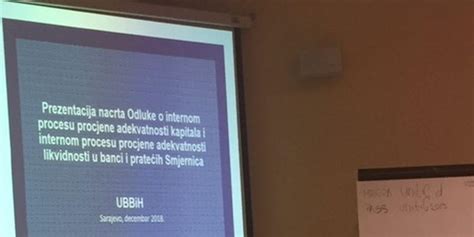 The Presentation Of Draft Decision Icaap And Ilaap With Accompanying